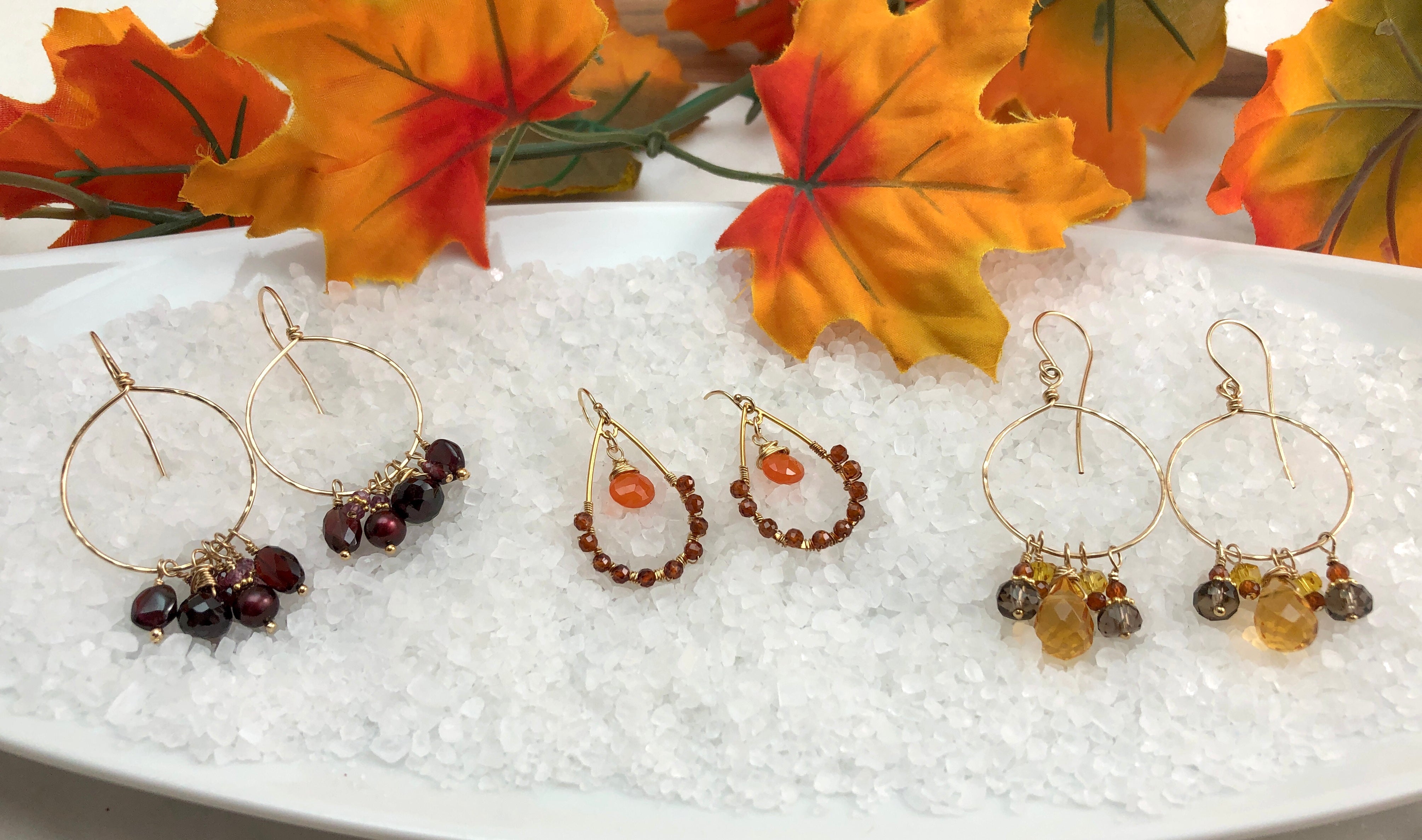 Handcrafted Earrings - Gemstone, Pearl, Hoop & More – Clare Swan Designs